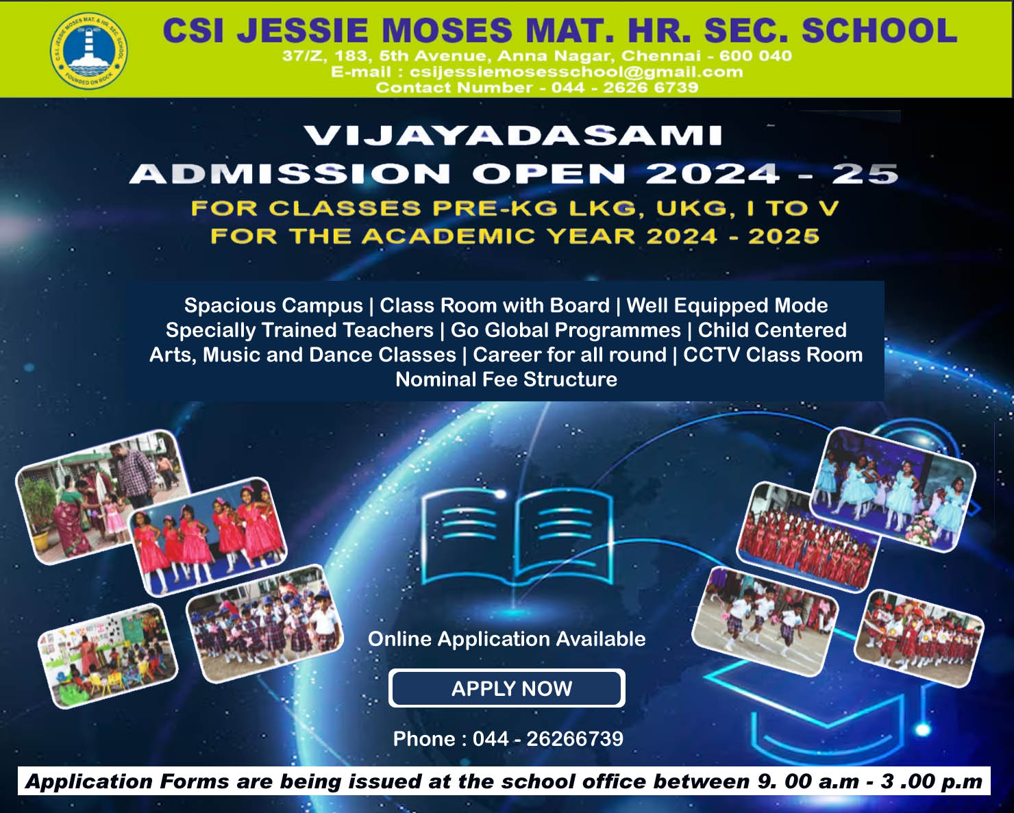 CSI JESSIE MOSES MAT. HR. SEC. SCHOOL, ANNA NAGAR CHENNAI